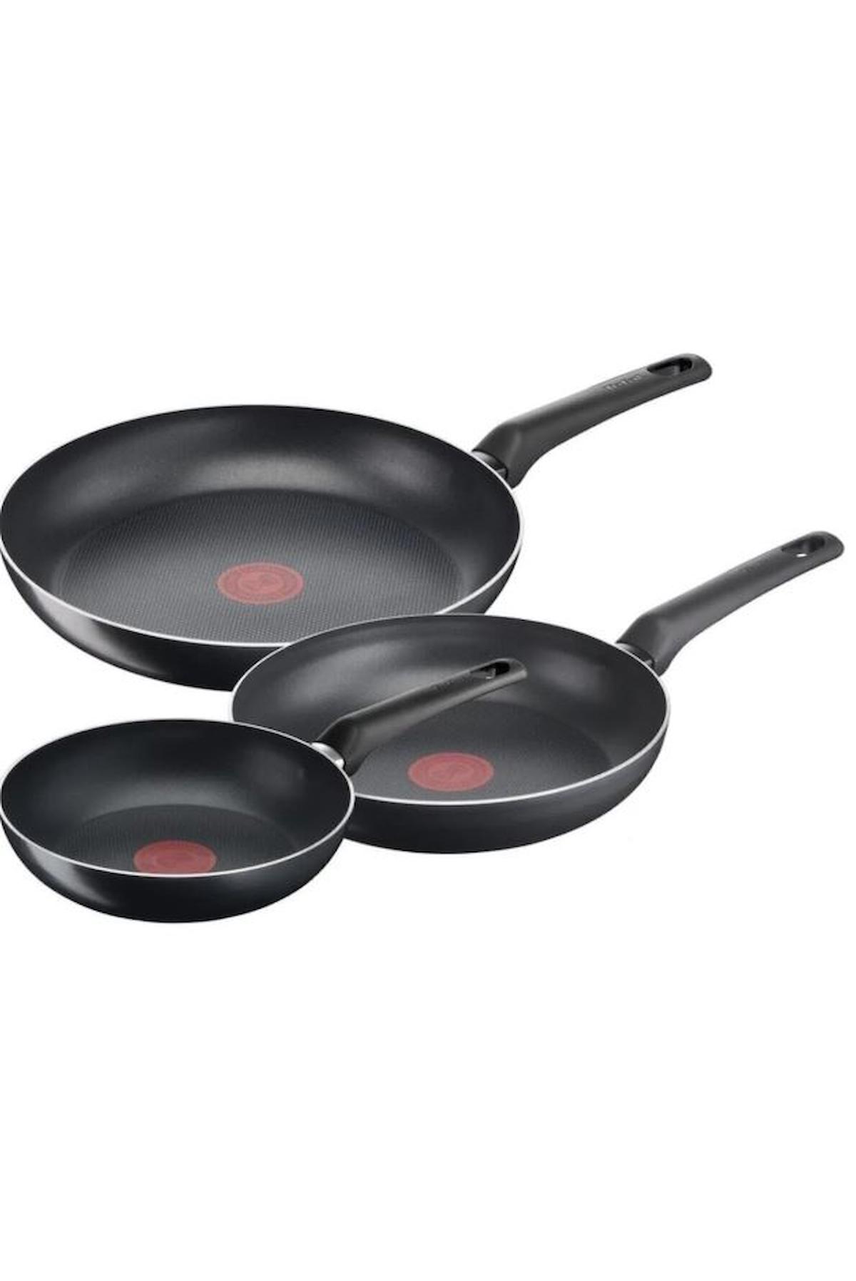 Tefal B5569153 Titanyum 1X Simple Cook 20/24/28 Cm 3'lü Tava Seti - 2100119732 Fiyatları ve ...