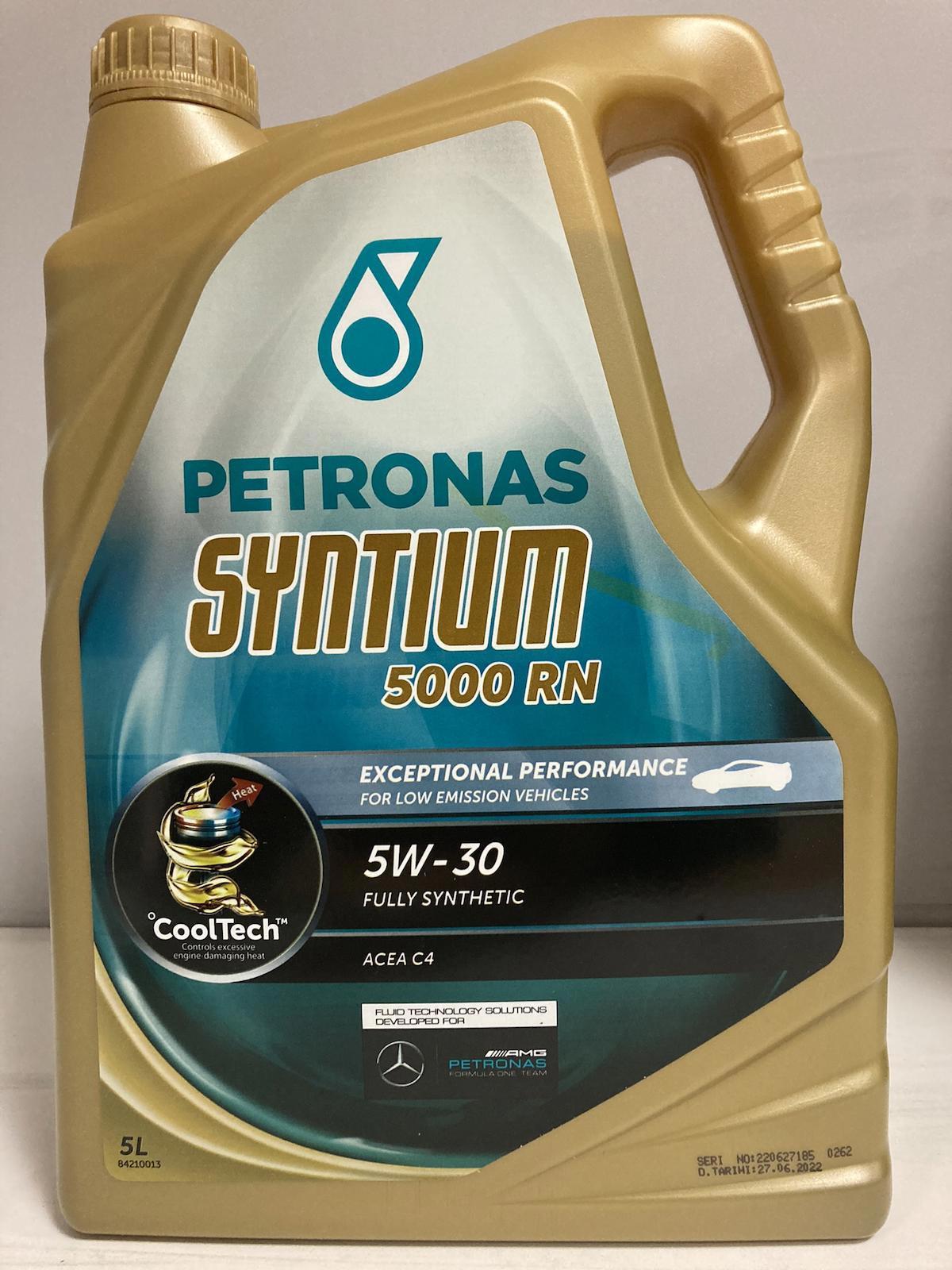 PETRONAS SYNTIUM 5000 RN 5W-30 FULL SENTETİK MOTOR YAĞI 5LT. Fiyatları ...