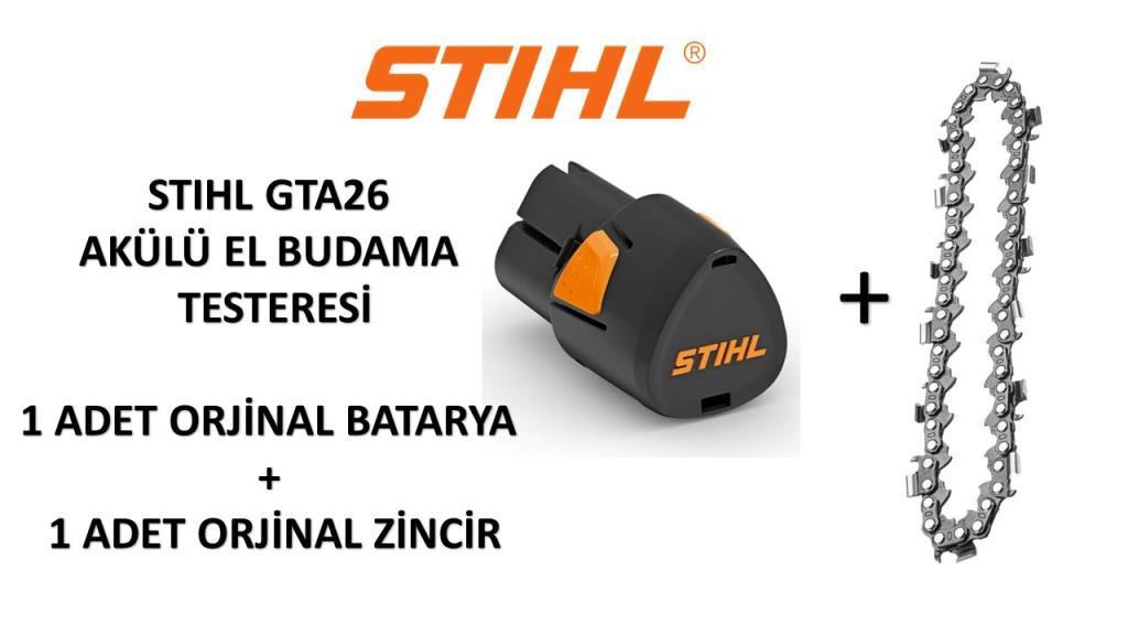 Stihl GTA26 Yedek Batarya ve Zincir Seti Fiyatları ve Modelleri - Pazarama