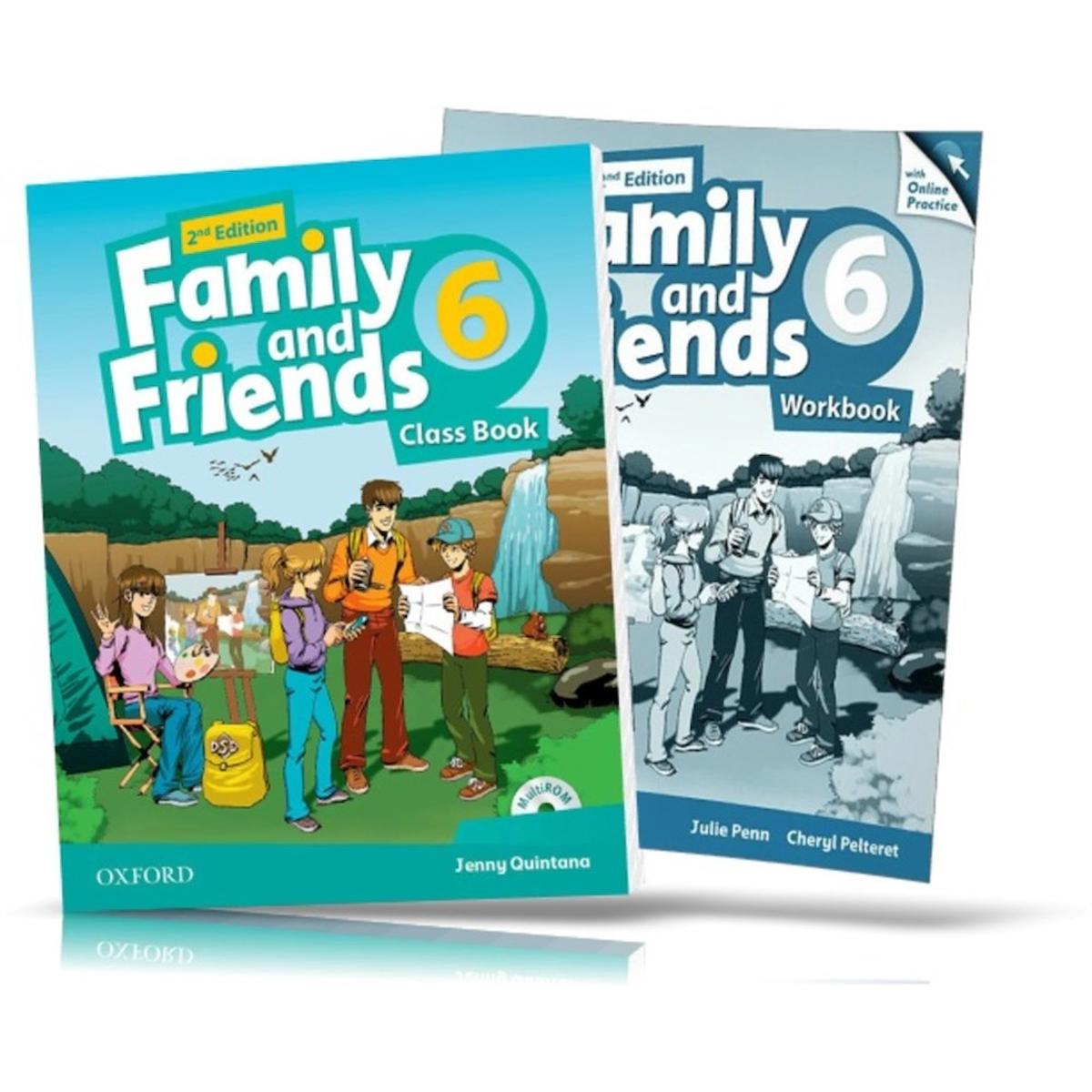 Family and Friends Level 6: Class Book and WORKBOOK with Downloadable ...