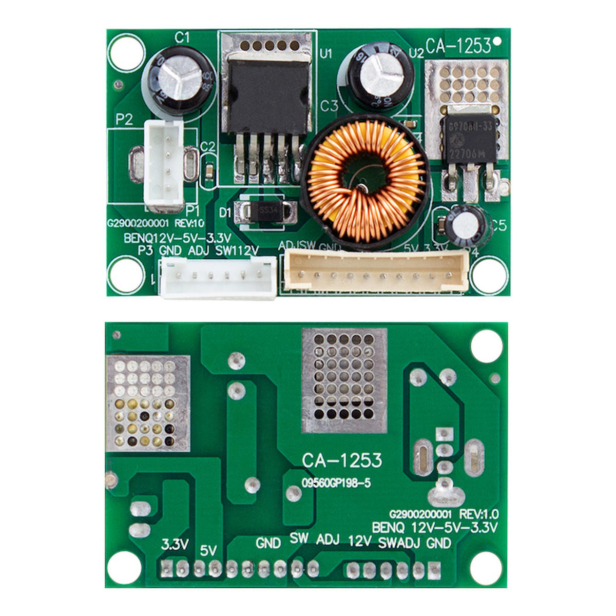 POWER SUPPLY MODUL 12V DC CONVERTER DC STEP-DOWN MODULE 12V TO 5V TO 3 ...