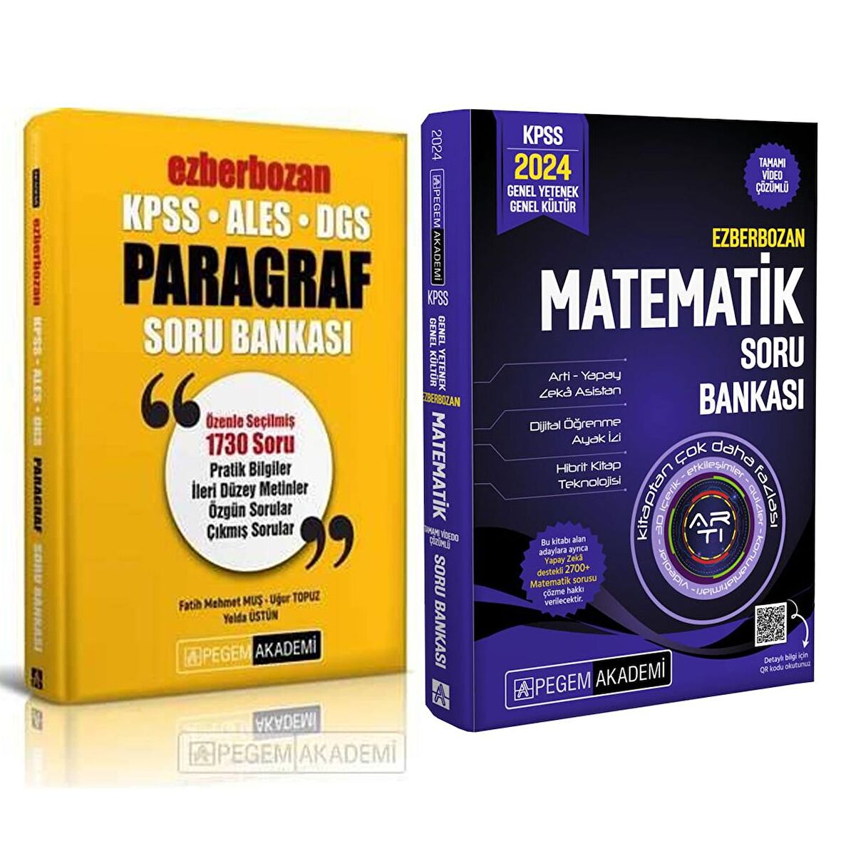 Pegem 2024 KPSS ALES DGS Ezberbozan Paragraf ve Matematik Soru Seti ... Pegem 2024 KPSS ALES DGS Ezberbozan Paragraf ve Matematik Soru Seti ...