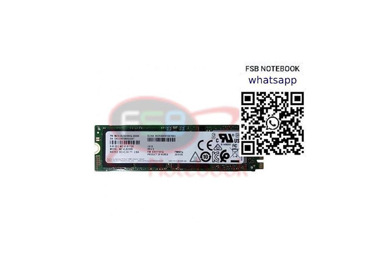 Samsung SSD 256GB PM981a M.2 2280 PCIe Gen3 x4 NVMe MZVLB256HBHQ NVME SSD HARDDİSK 2.EL ...