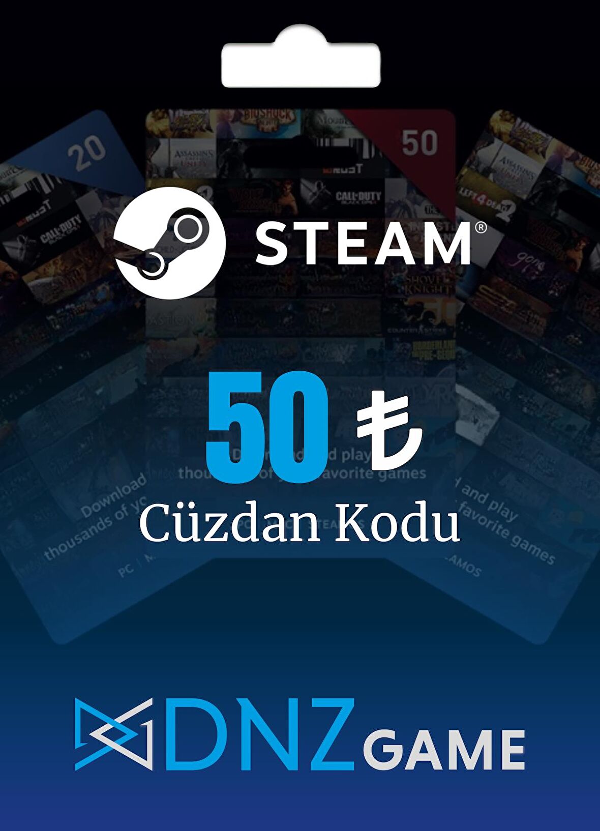 Steam Cüzdan Kodu 50 TL Fiyatları ve Modelleri - Pazarama
