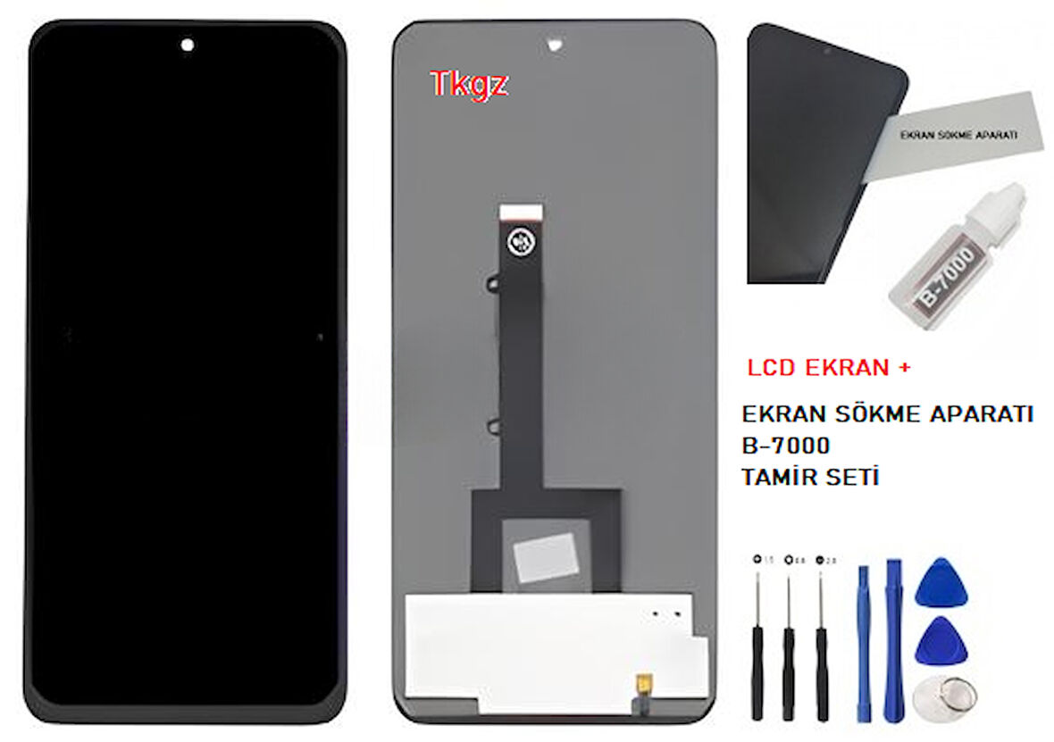 Tkgz - İnfinix ZERO X PRO Lcd Ekran Dokunmatik -A- Kalite + B-7000 + TAMİR SETİ Fiyatları ve ...