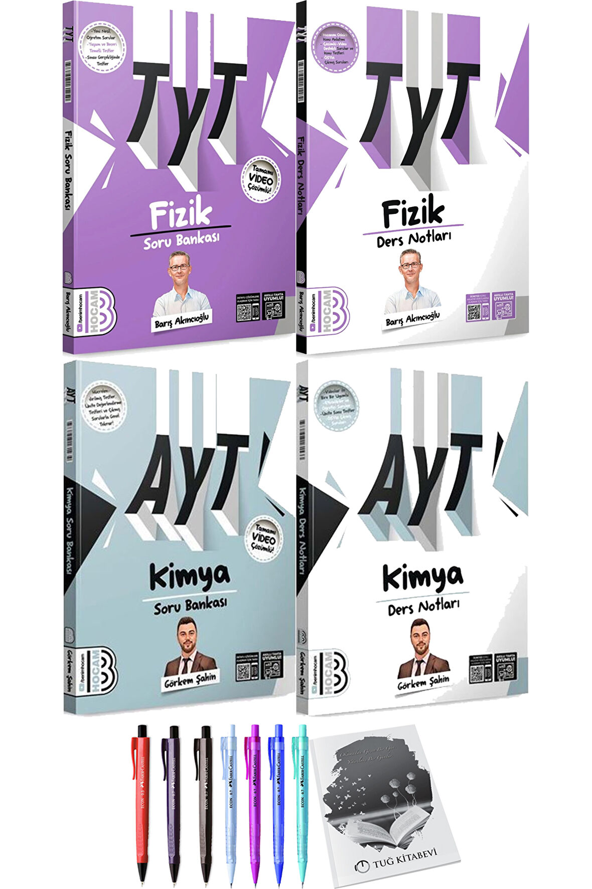 2025 TYT Fizik Soru Ders Notu - 2025 AYT Kimya Soru Ders Notu + Hediyeli Fiyatları ve Modelleri ...