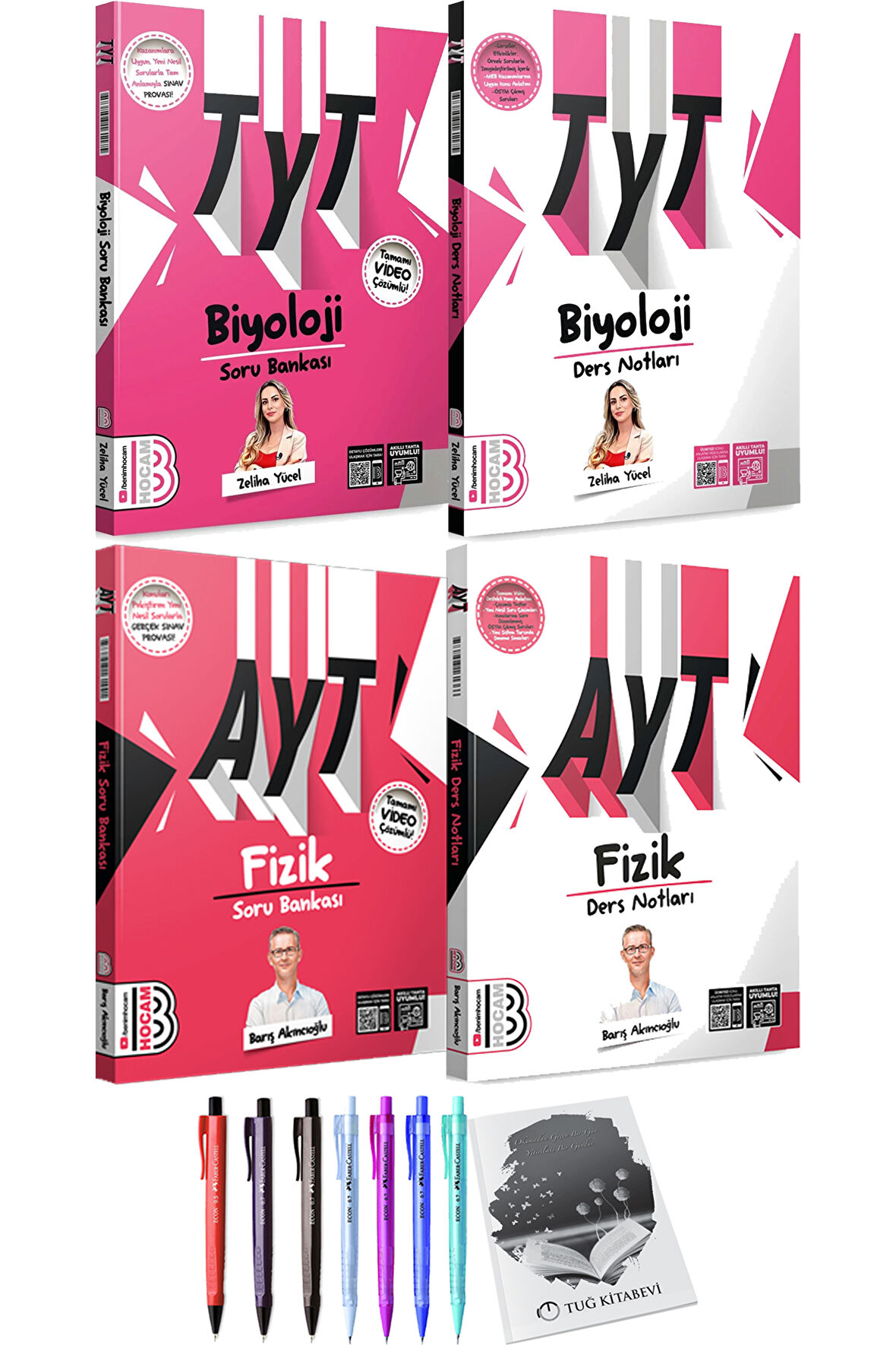 2025 TYT Biyoloji Soru Ders Notu - 2025 AYT Fizik Soru Ders Notu + Hediyeli Fiyatları ve ...