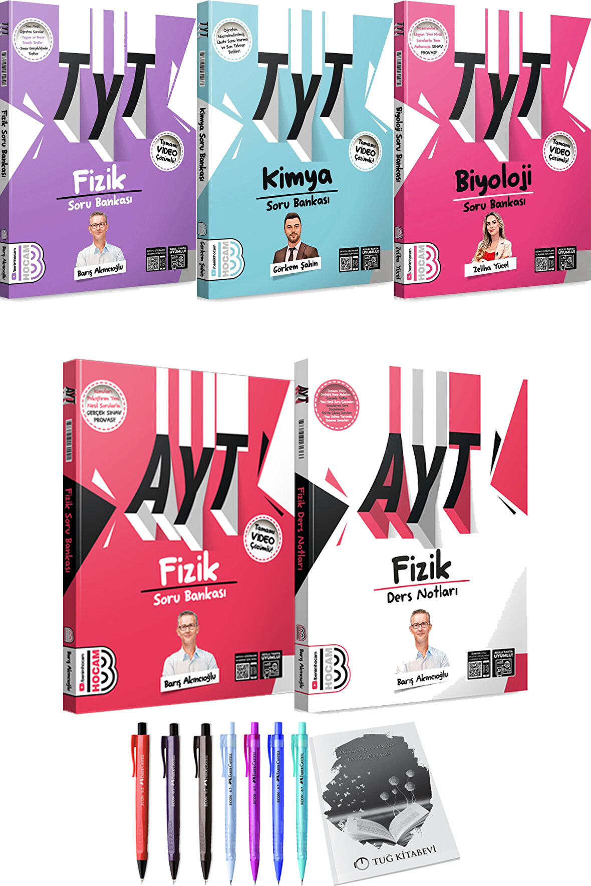 2025 TYT Fizik Kimya Biyoloji Soru - 2025 AYT Fizik Soru Ders Notu + Hediyeli Fiyatları ve ...